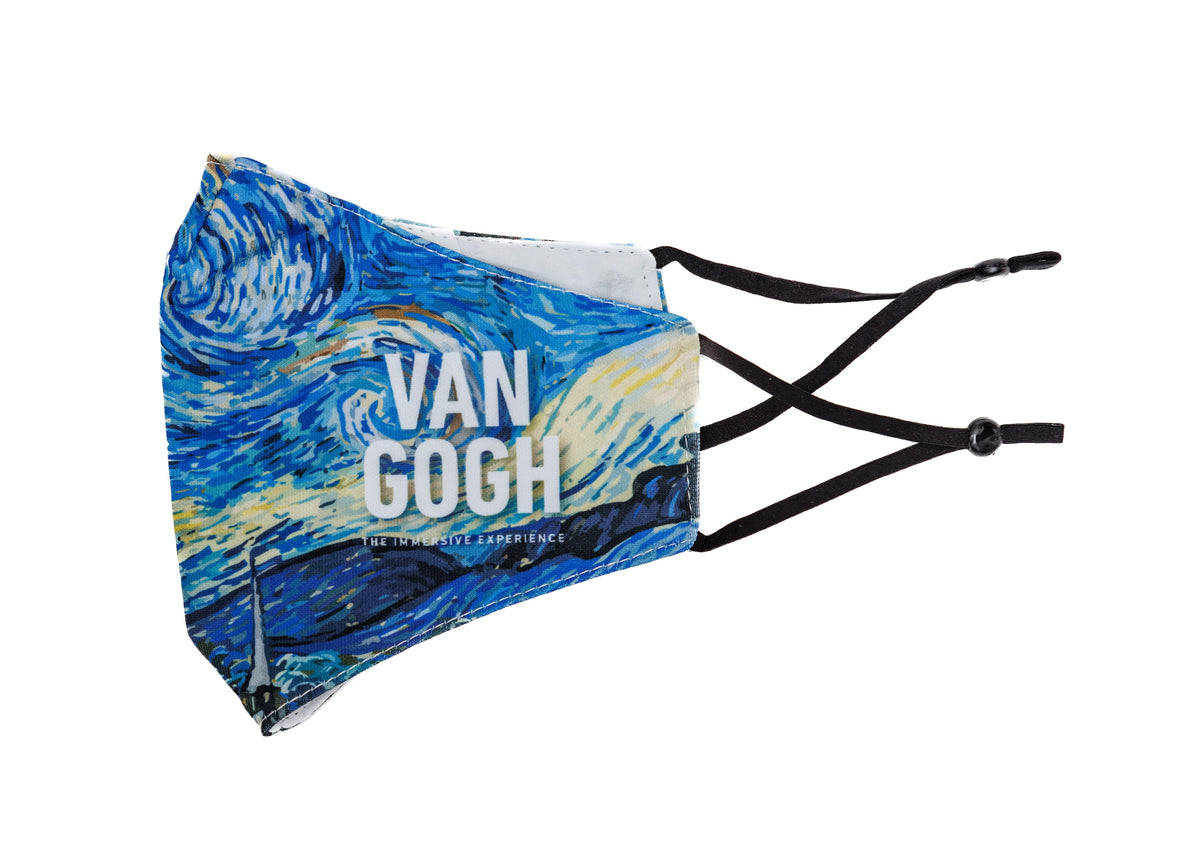 Van Gogh Face Mask with Adjustable Straps – shop.exhibitionhub