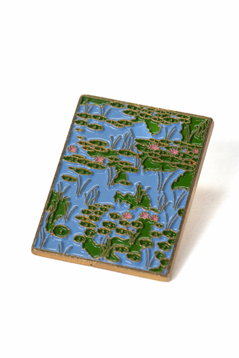 Claude Monet Gold Enameled Lapel Pin – shop.exhibitionhub